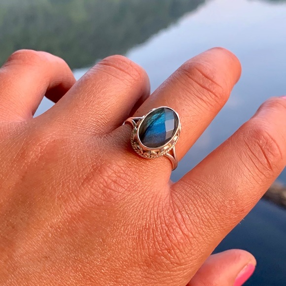 Uniquely Handcrafted | Jewelry | Sterling Silver Faceted Labradorite ...